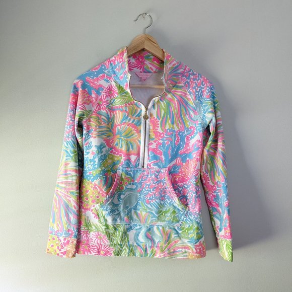 Lilly Pulitzer | Tops | Lilly Pulitzer Lovers Coral Skipper Popover ...